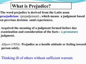 ¿QUÉ es el PREJUICIO en PSICOLOGÍA? Descúbrelo AQUÍ