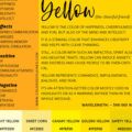 ¿QUÉ SIGNIFICA el COLOR AMARILLO en PSICOLOGÍA?