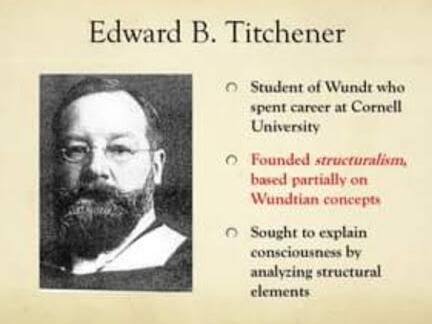 EDWARD TITCHENER y la PSICOLOGÍA ESTRUCTURALISTA: CLAVES y APORTES